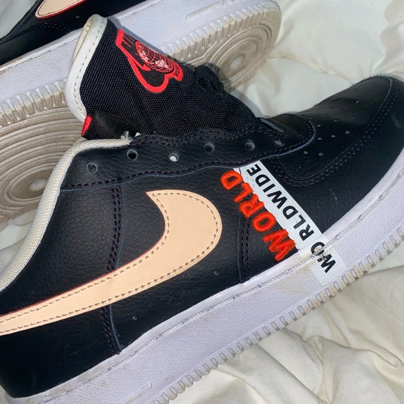 Nike | Shoes | Nike Air Force 7 Worldwide Black White | Poshmark